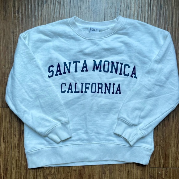 Zara | Shirts & Tops | Zara Santa Monica Crewneck Girls | Poshmark